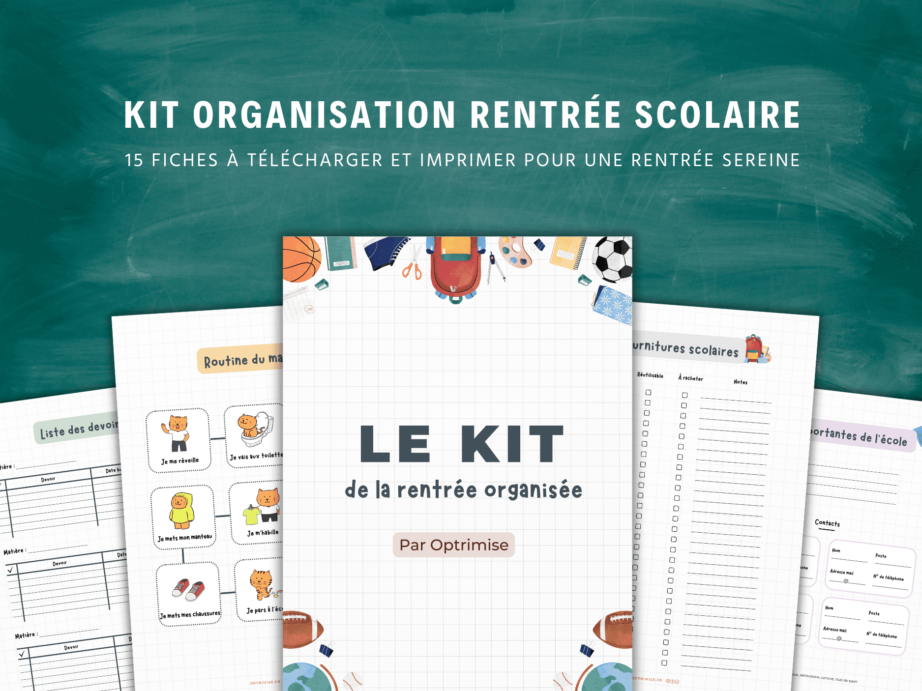 Rentrée scolaire : 6 conseils pour bien la préparer - OPTRIMISE